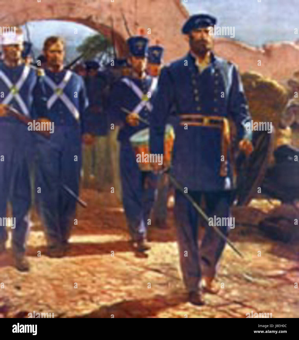 The Mexican War (1846–1848) involved the U.S. Marines as part of the ...