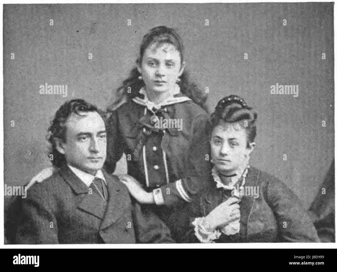 Edwin Booth and family Stock Photo - Alamy