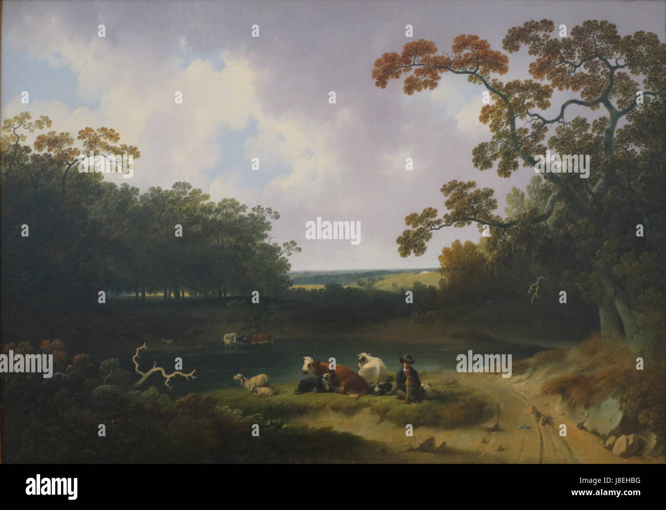 Joshua Shaw 'View in the Pennsylvania Countryside', 1823 Stock Photo ...