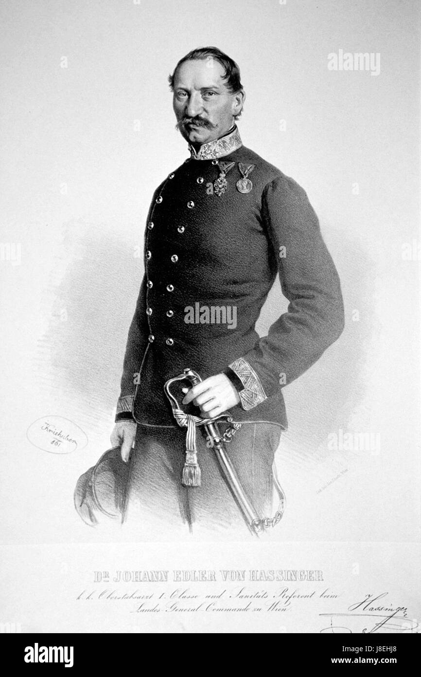 Johann Hassinger Litho Stock Photo - Alamy