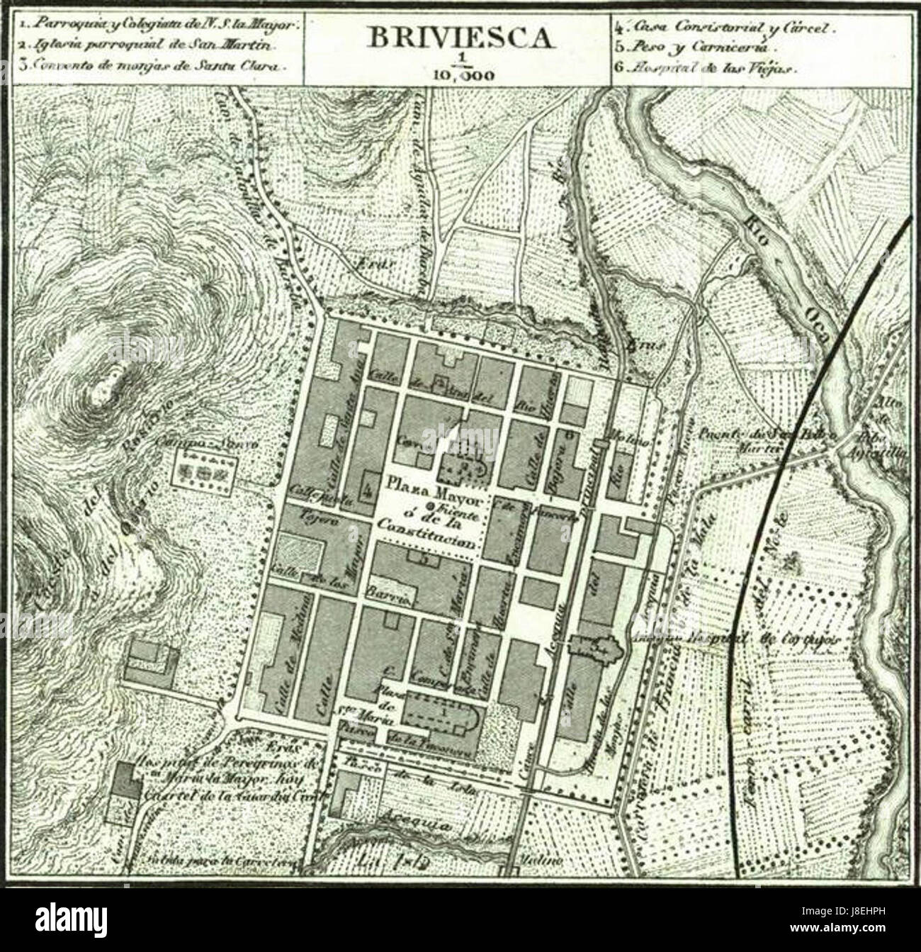 Map of briviesca hi-res stock photography and images - Alamy