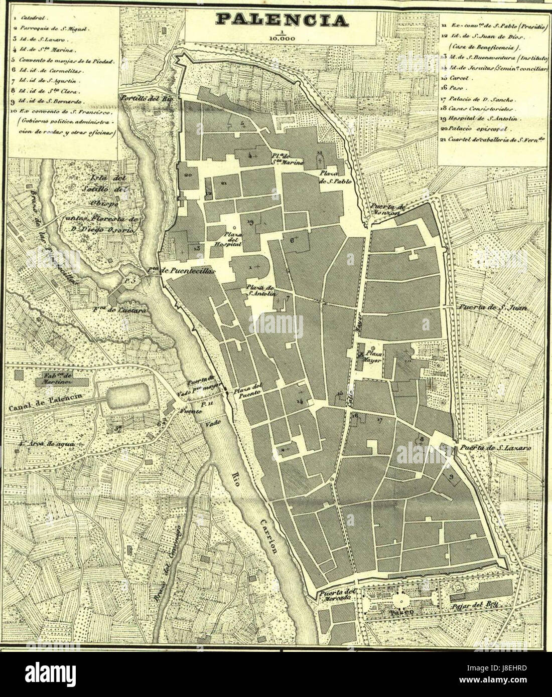 The 'Mapa de Palencia' is a map created by Francisco Coello in 1852 ...