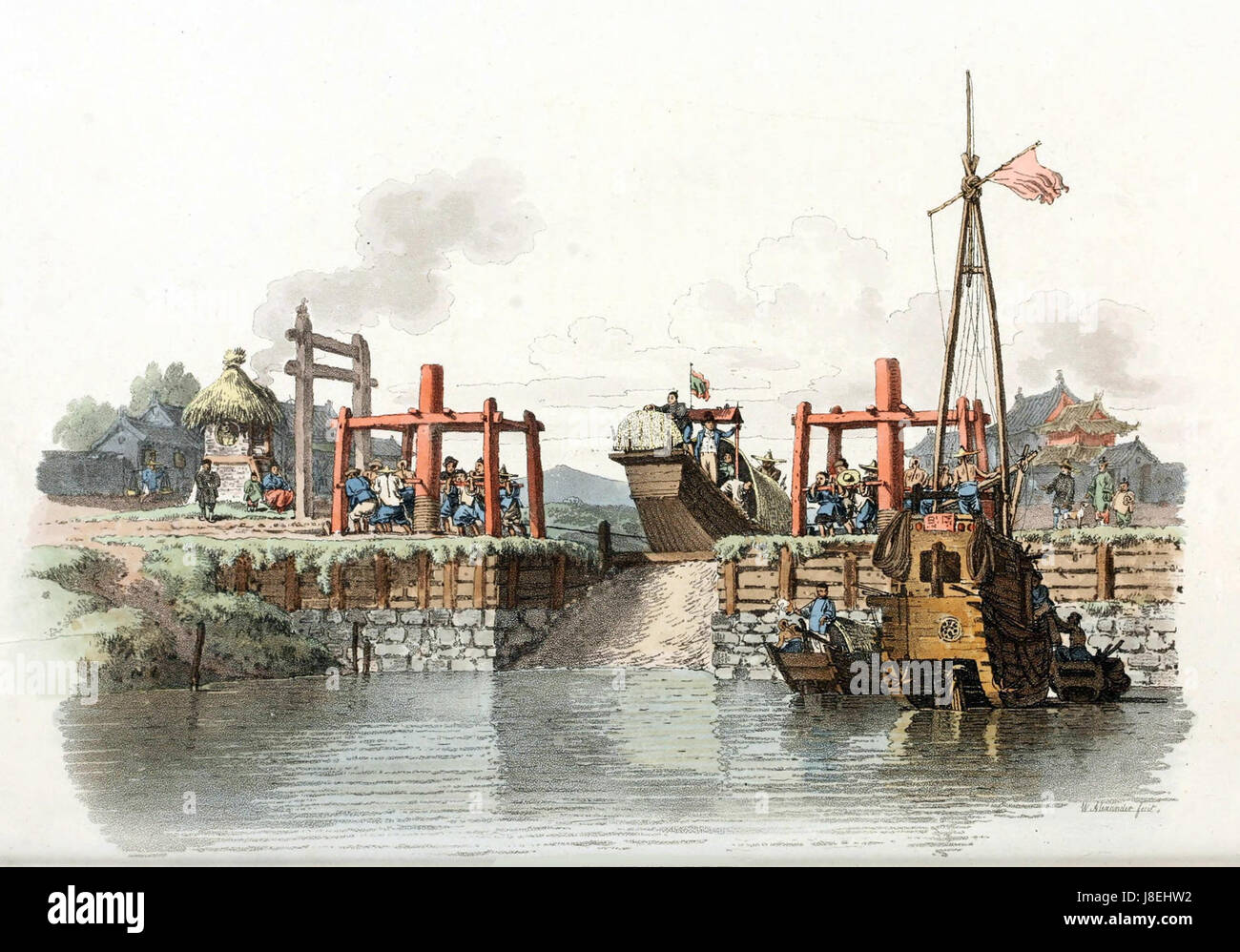 The front view of a boat is a perspective showing the bow and the ...