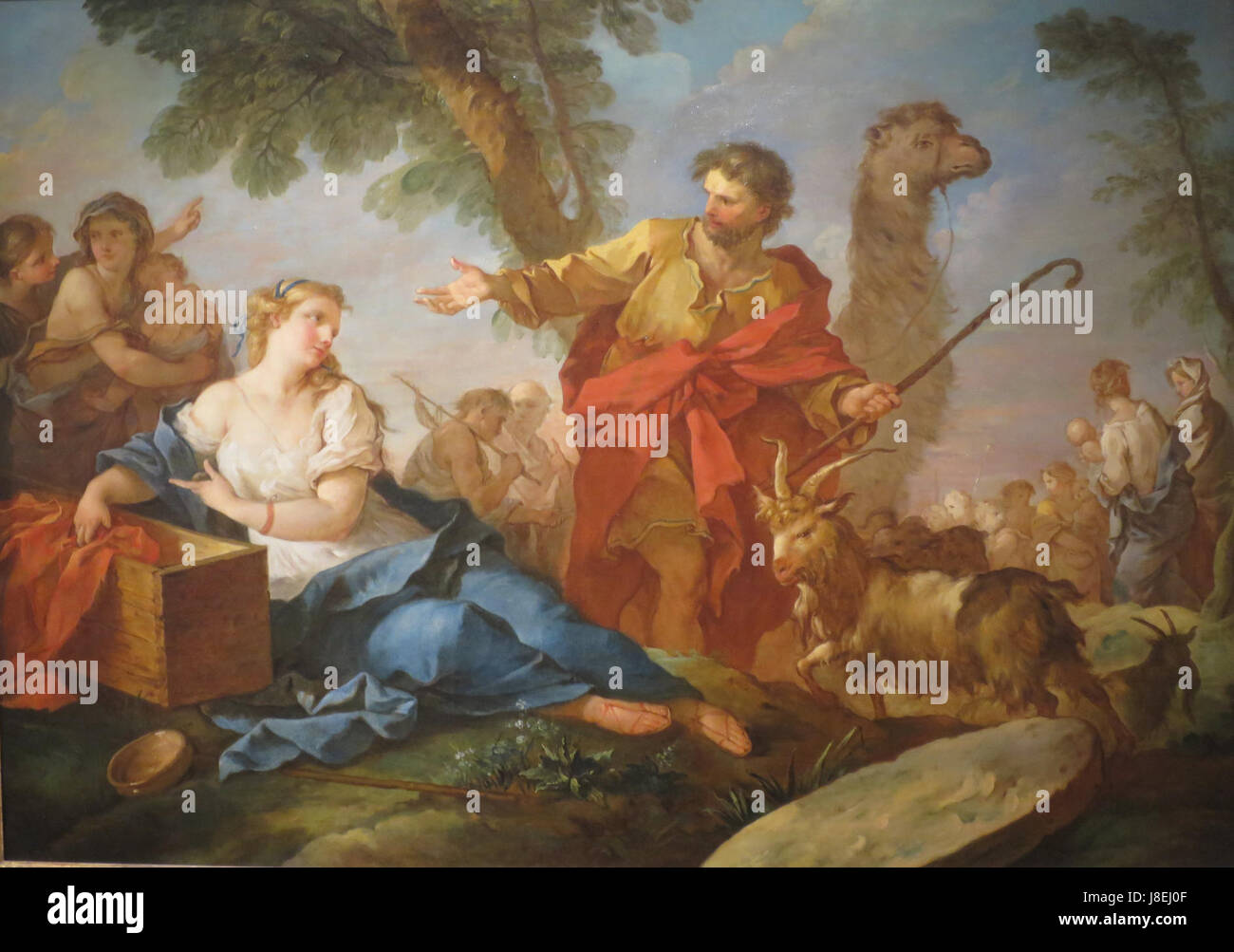 'Jacob and Rachel Leaving the House of Laban' is a painting by Charles ...