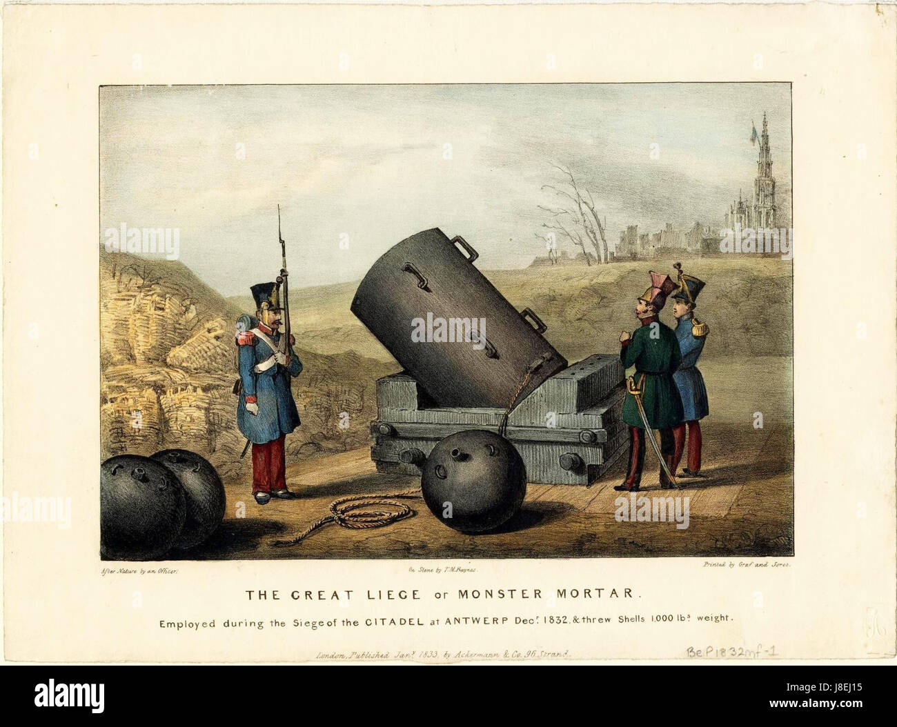 The monster mortar from LiÃ¨ge, Antwerp, dated 1832, is a massive ...