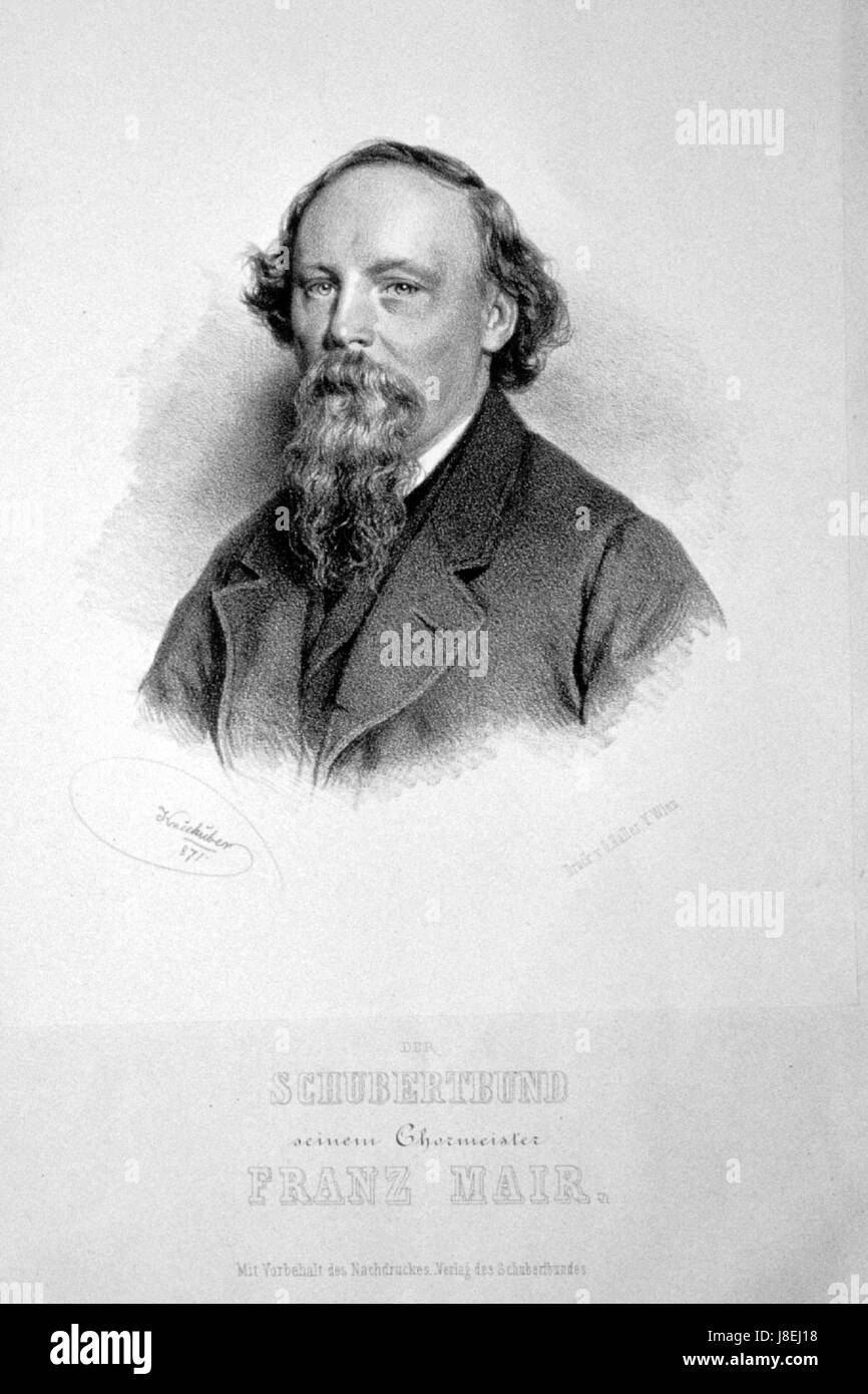 Franz Mair's lithograph is an example of 19th-century German ...