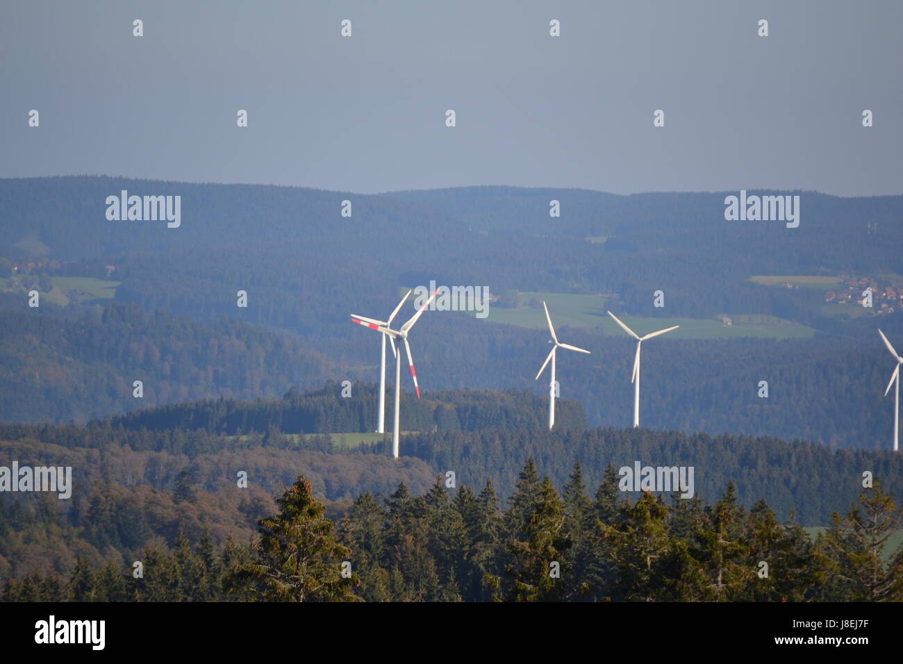 mountains, wind energy, black forest, wind engine, mountain, pinwheels ...