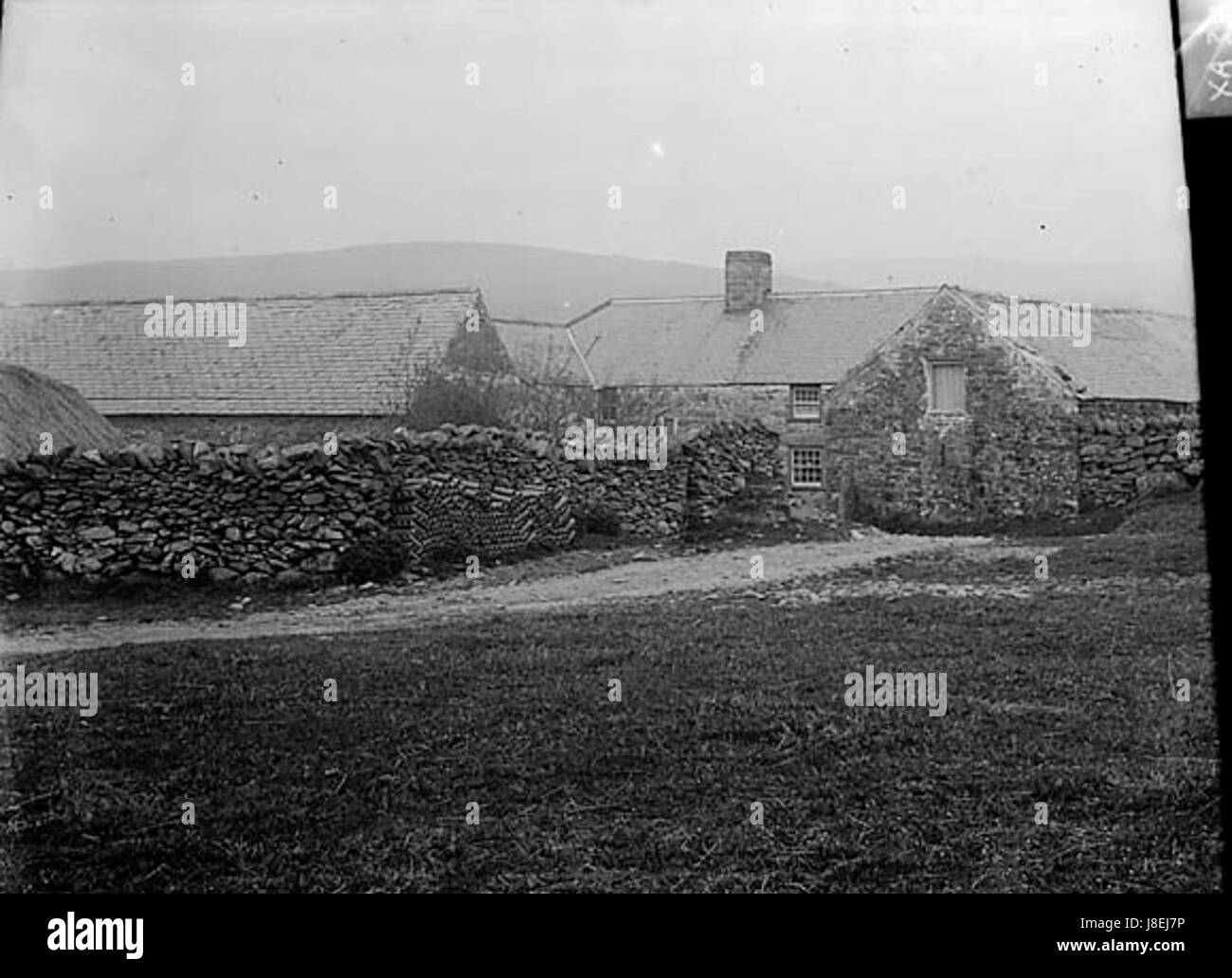 This image depicts a traditional farmhouse located in the Netherlands ...