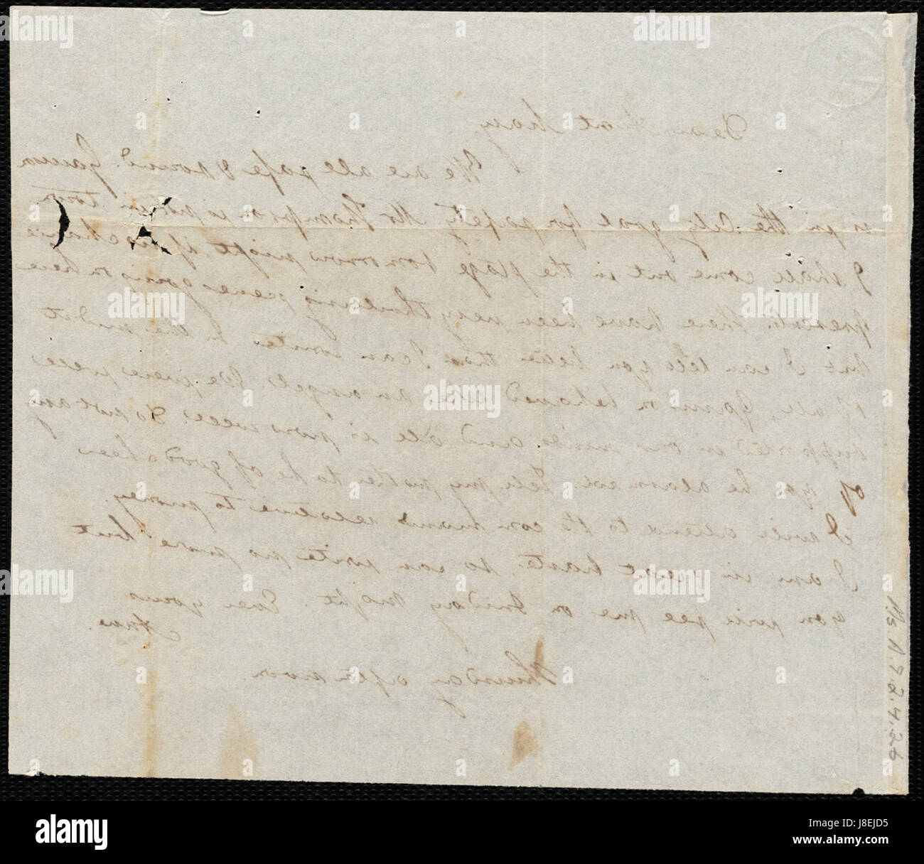 This historical letter from Anne Warren Weston to Mary Weston, dated ...
