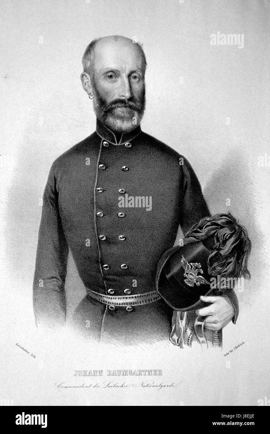 Johann Baumgartner Litho Stock Photo - Alamy