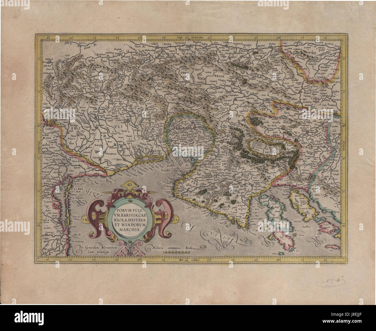 Carniola map hi-res stock photography and images - Alamy