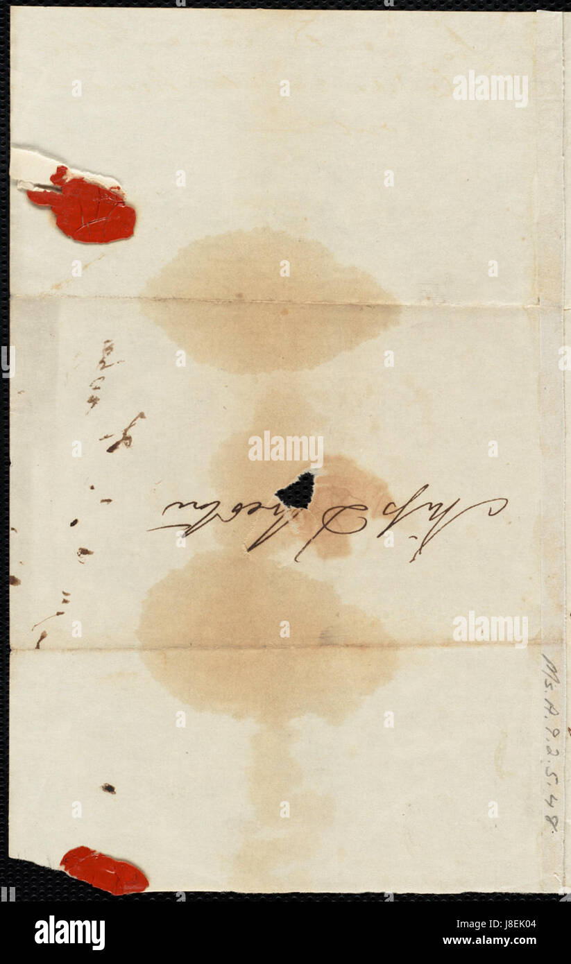 A letter from Caroline Weston to Deborah Weston, written around 1830 ...