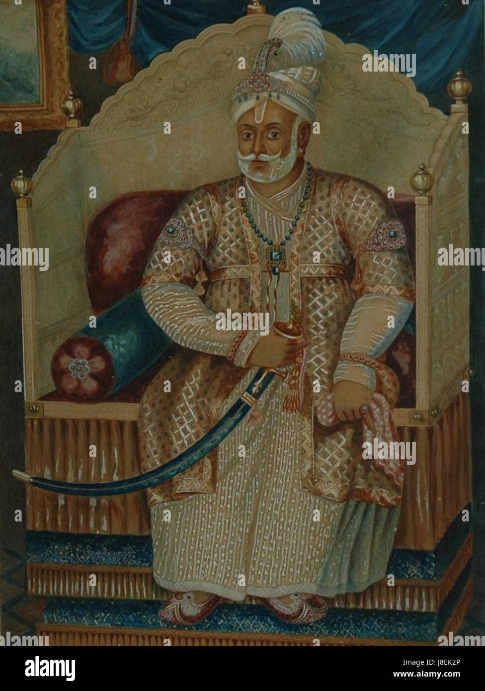 Dharma Raja of Travancore Stock Photo - Alamy