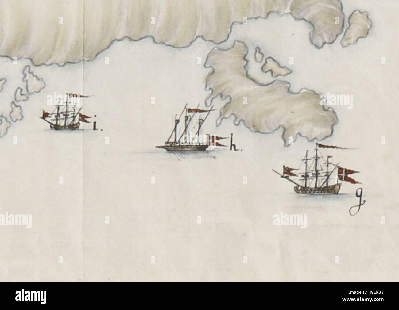 The artwork 'Marstrand Ships 1' depicts a scene of ships sailing near ...