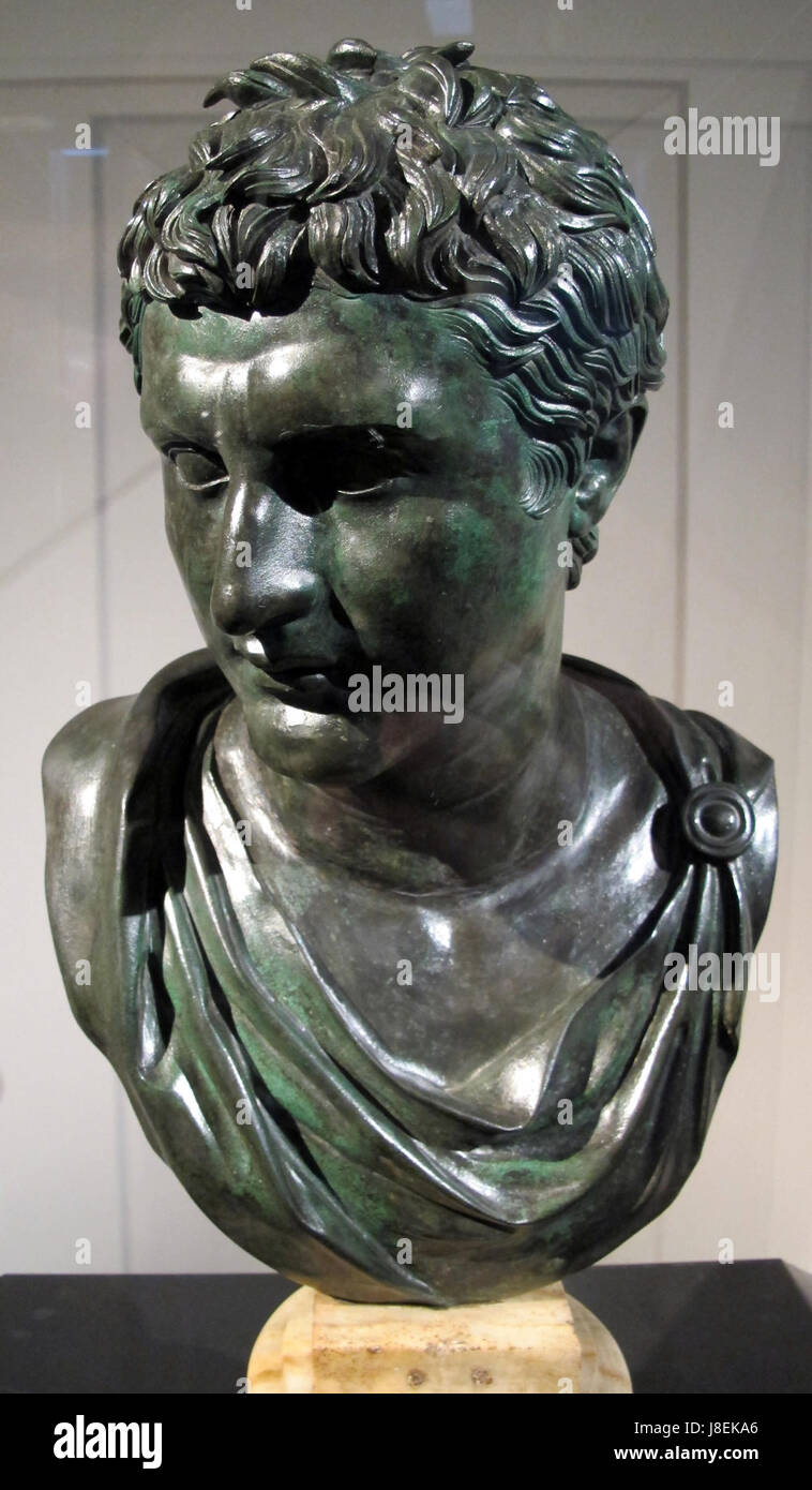 A Roman copy of a bust depicting Eumenes II, the founder of the Library ...
