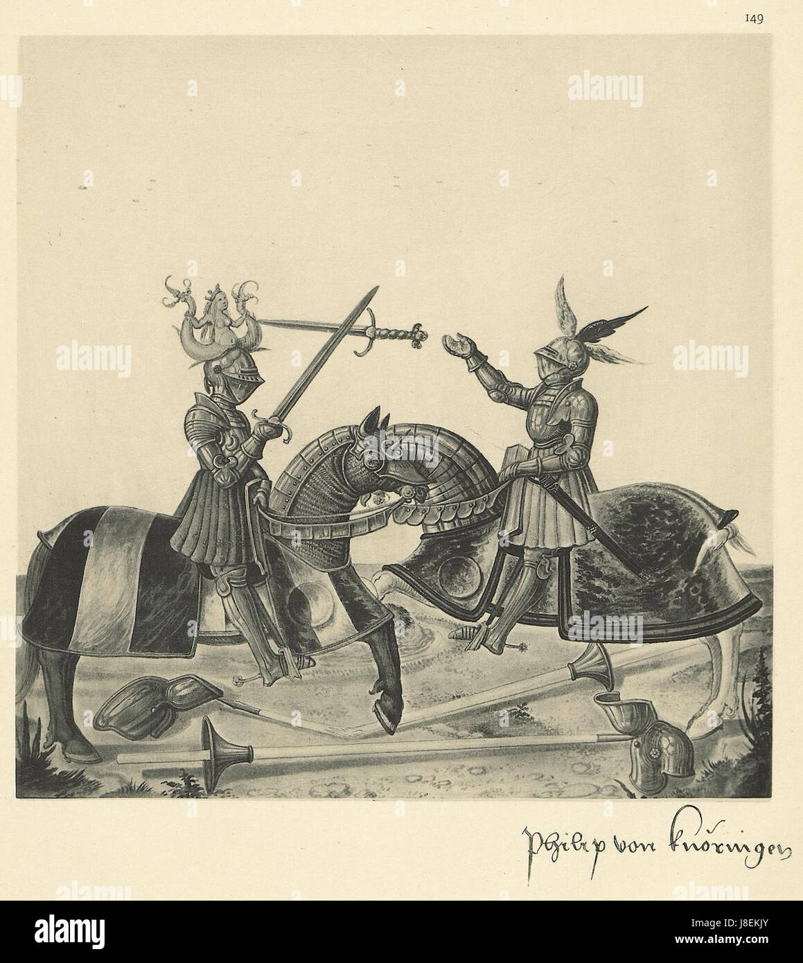 The image depicts a reproduction of a medieval manuscript titled ...
