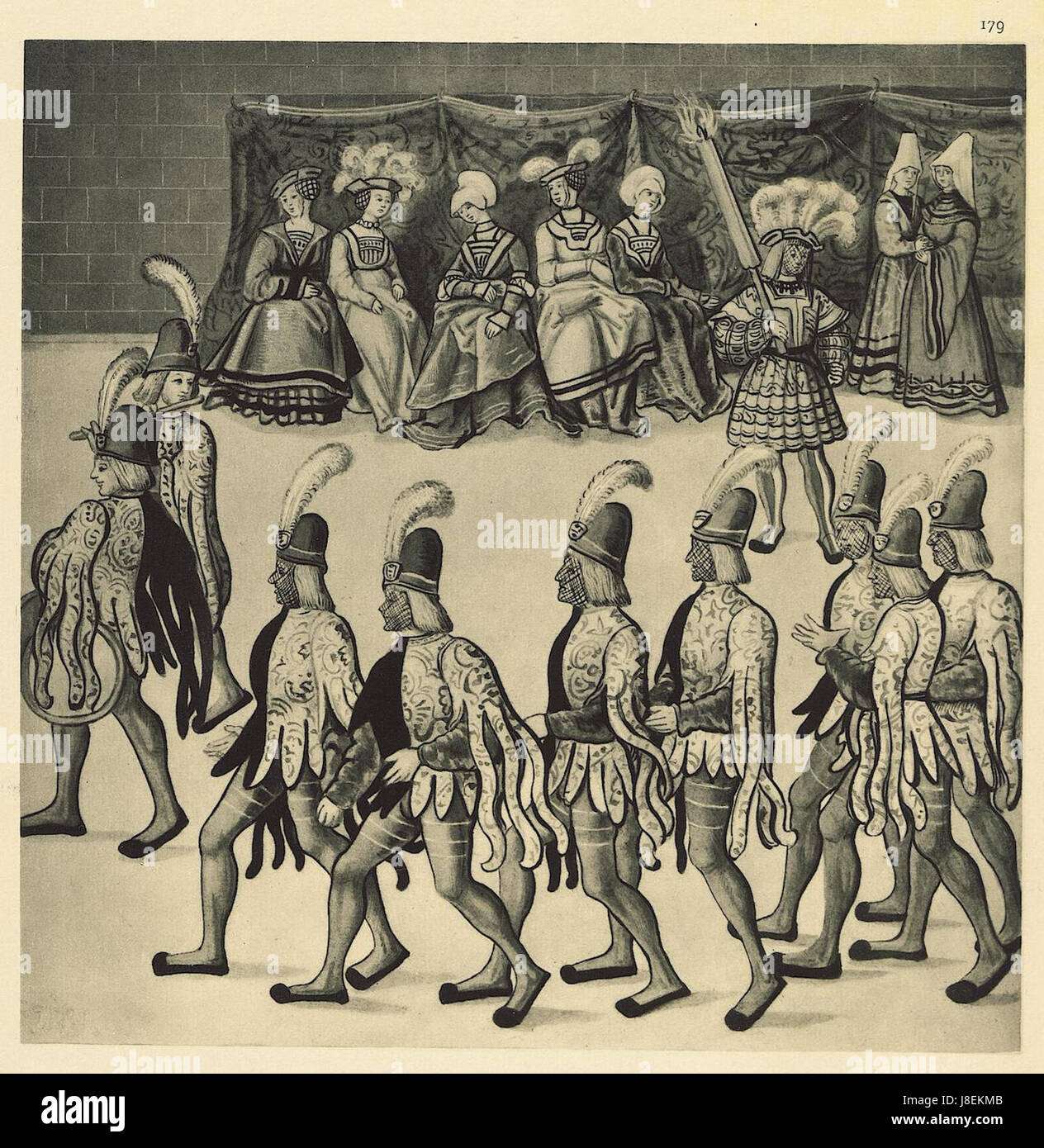 The 'Freydal Repro1882 Tafel 179' refers to a visual reproduction of a ...