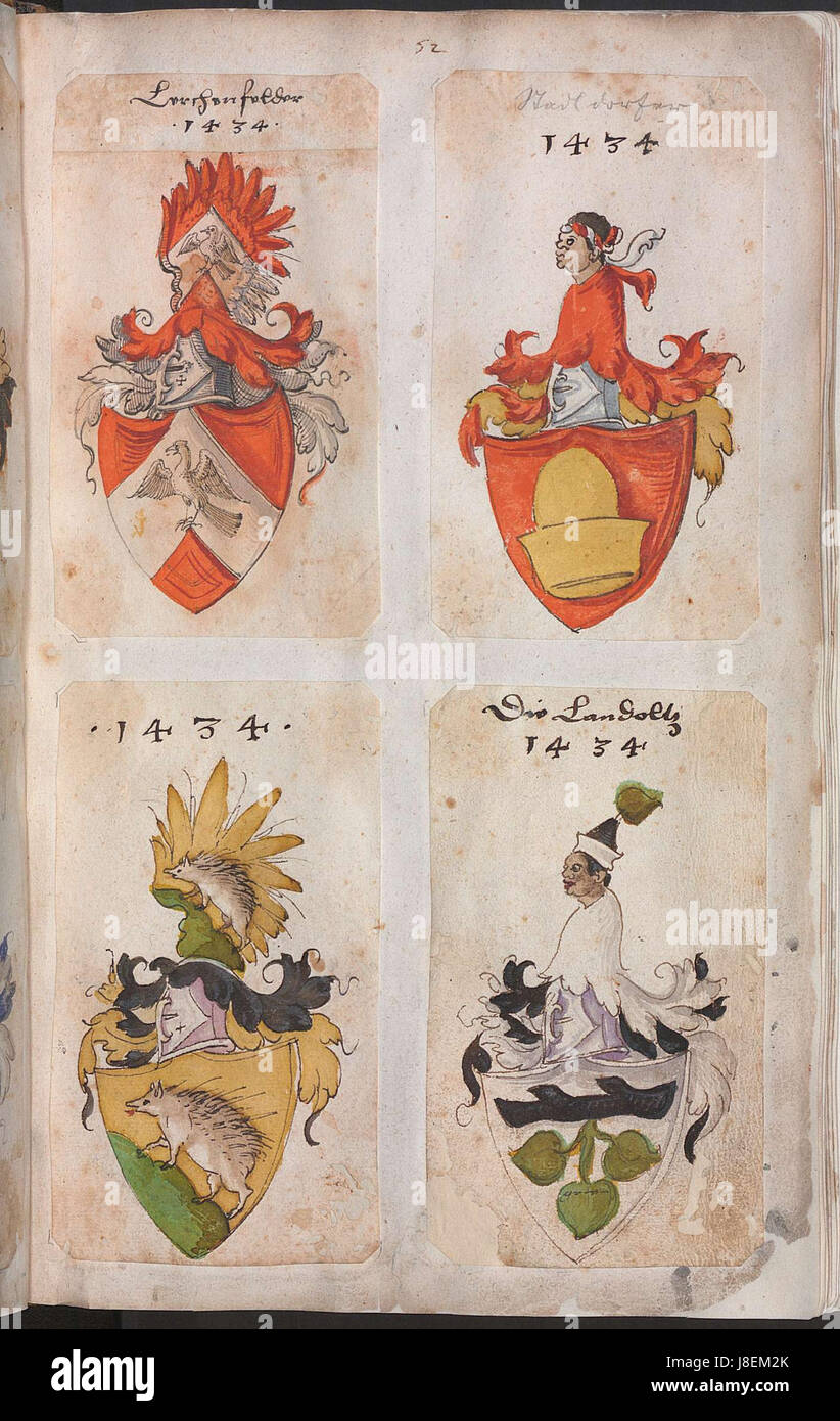 *Hylmairs Wappenbuch* is a heraldic book, detailing the coats of arms ...