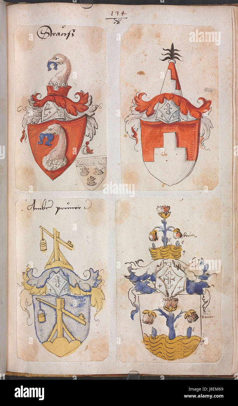 Hylmair's Wappenbuch is a heraldic book, cataloging coats of arms from ...