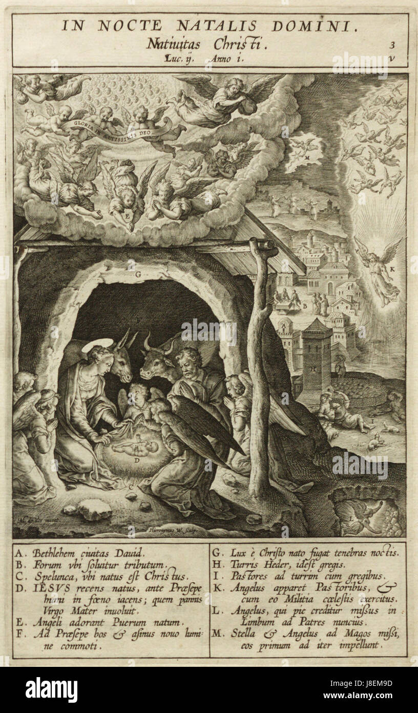 Evangelicae Historiae Imagines 3 v In Nocte Natalis Domini (cropped ...