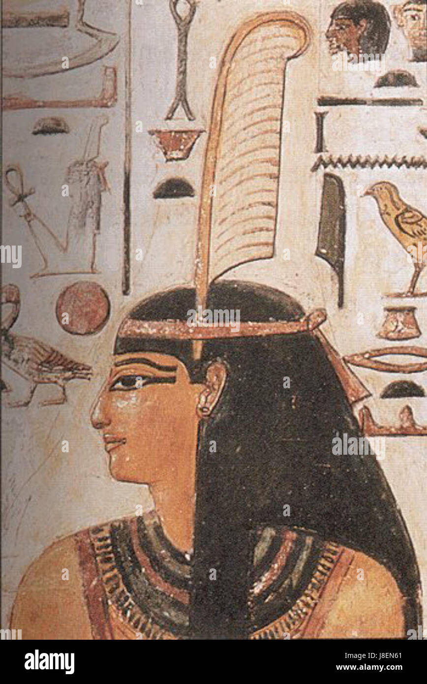 Goddess in ancient egyptian hi-res stock photography and images - Alamy