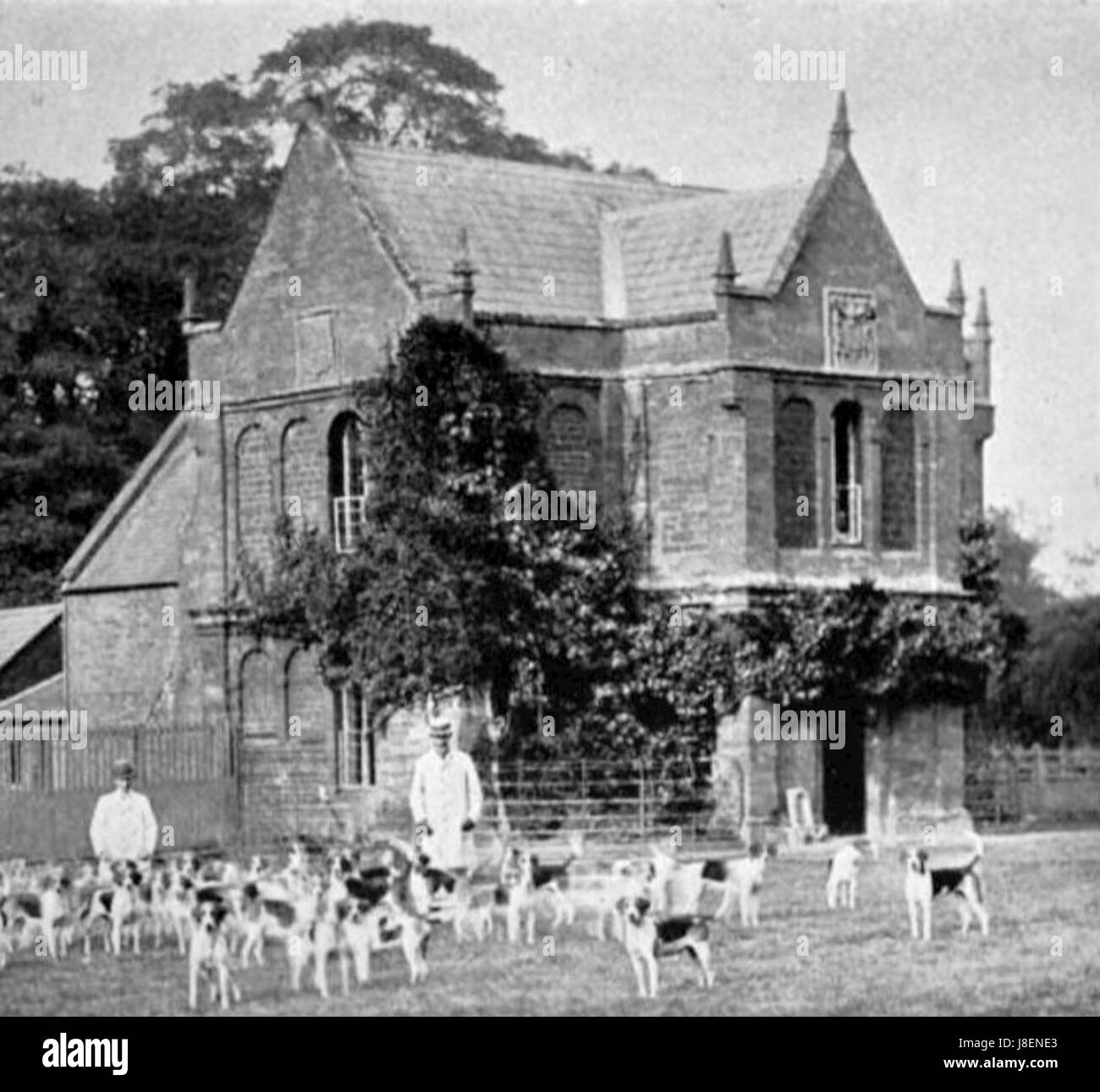 Falconry hunting Black and White Stock Photos & Images - Alamy