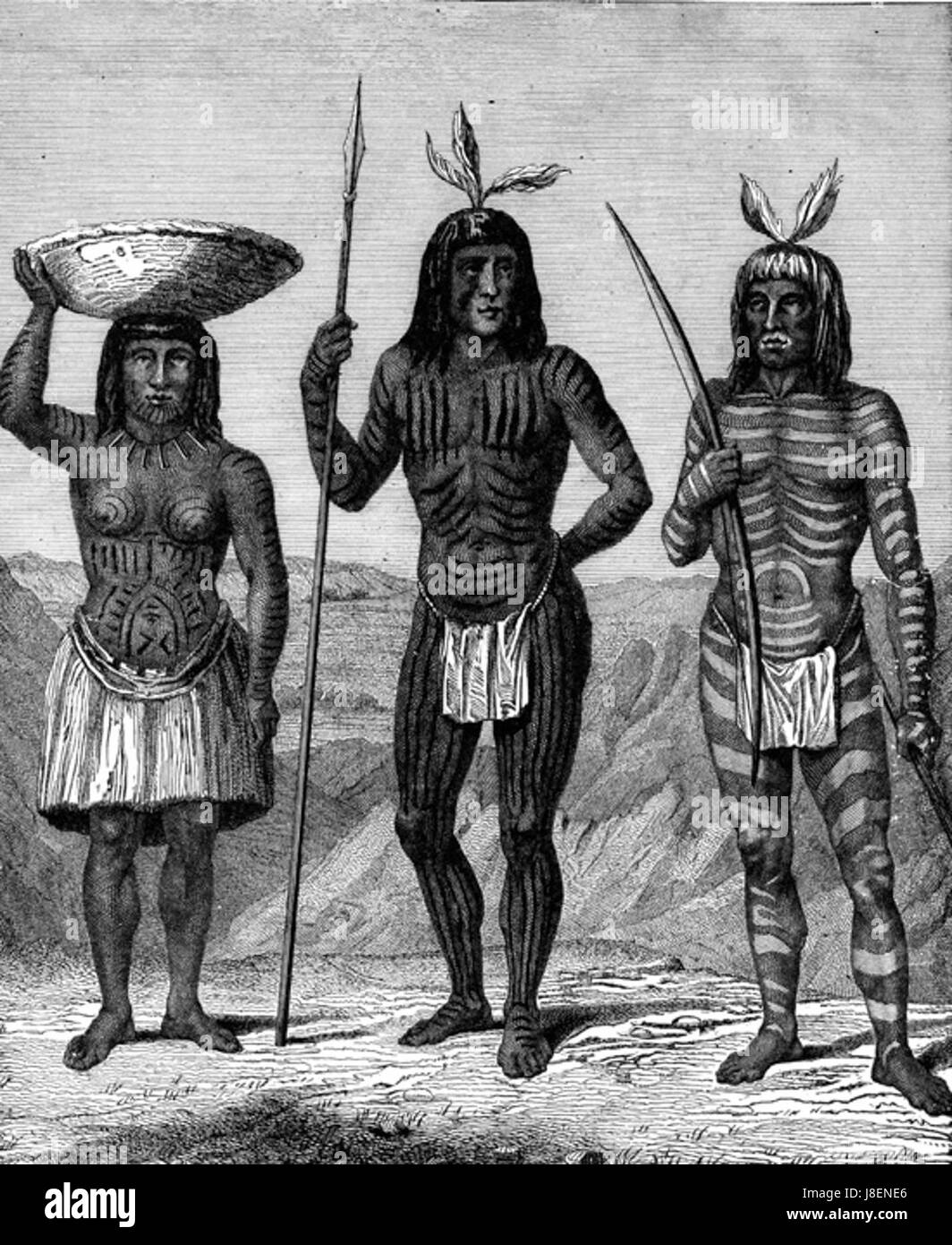 The Mohave Indians, depicted by Mollhansen, are a Native American tribe ...