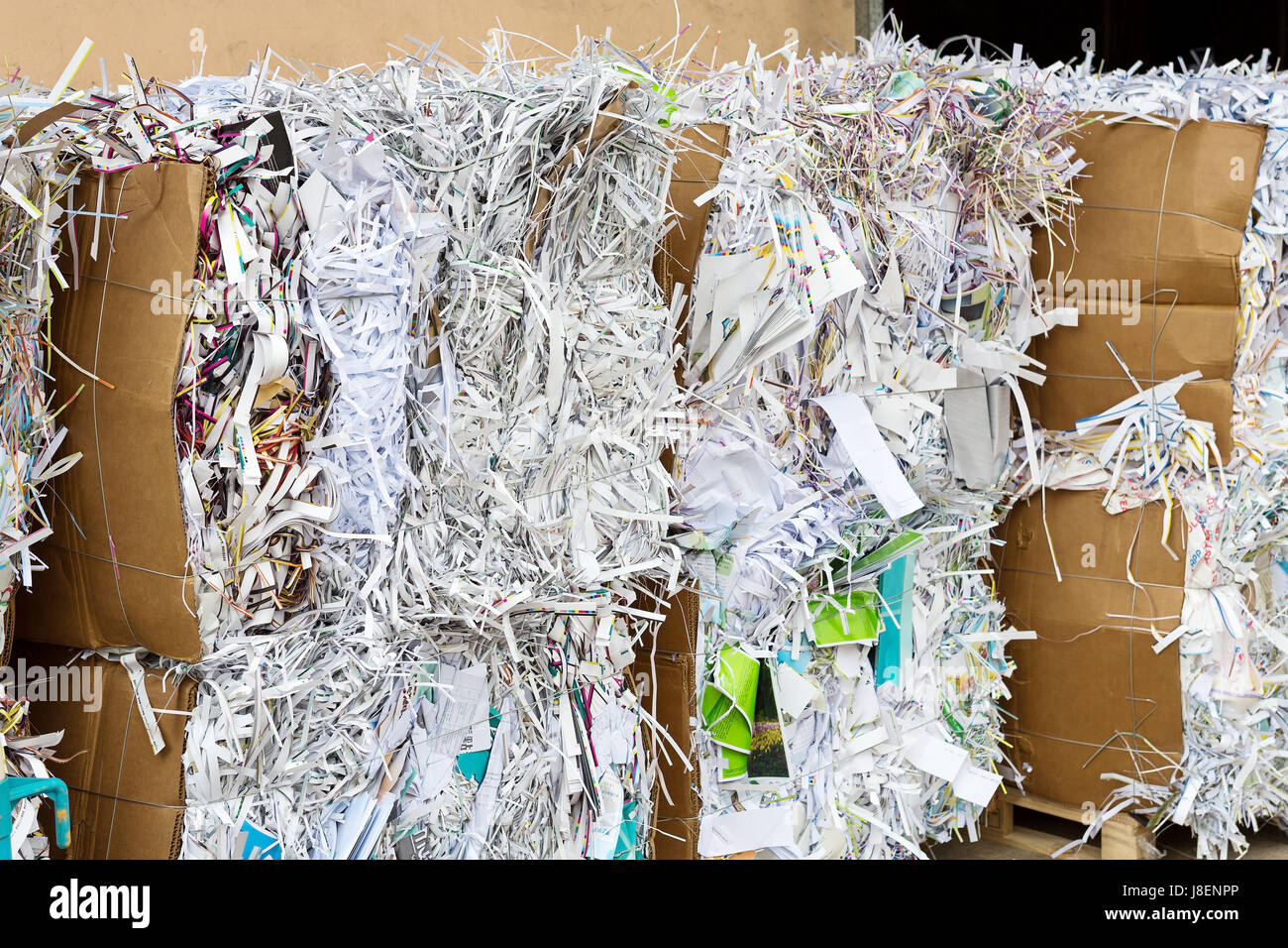 Waste paper recycling Stock Photo - Alamy