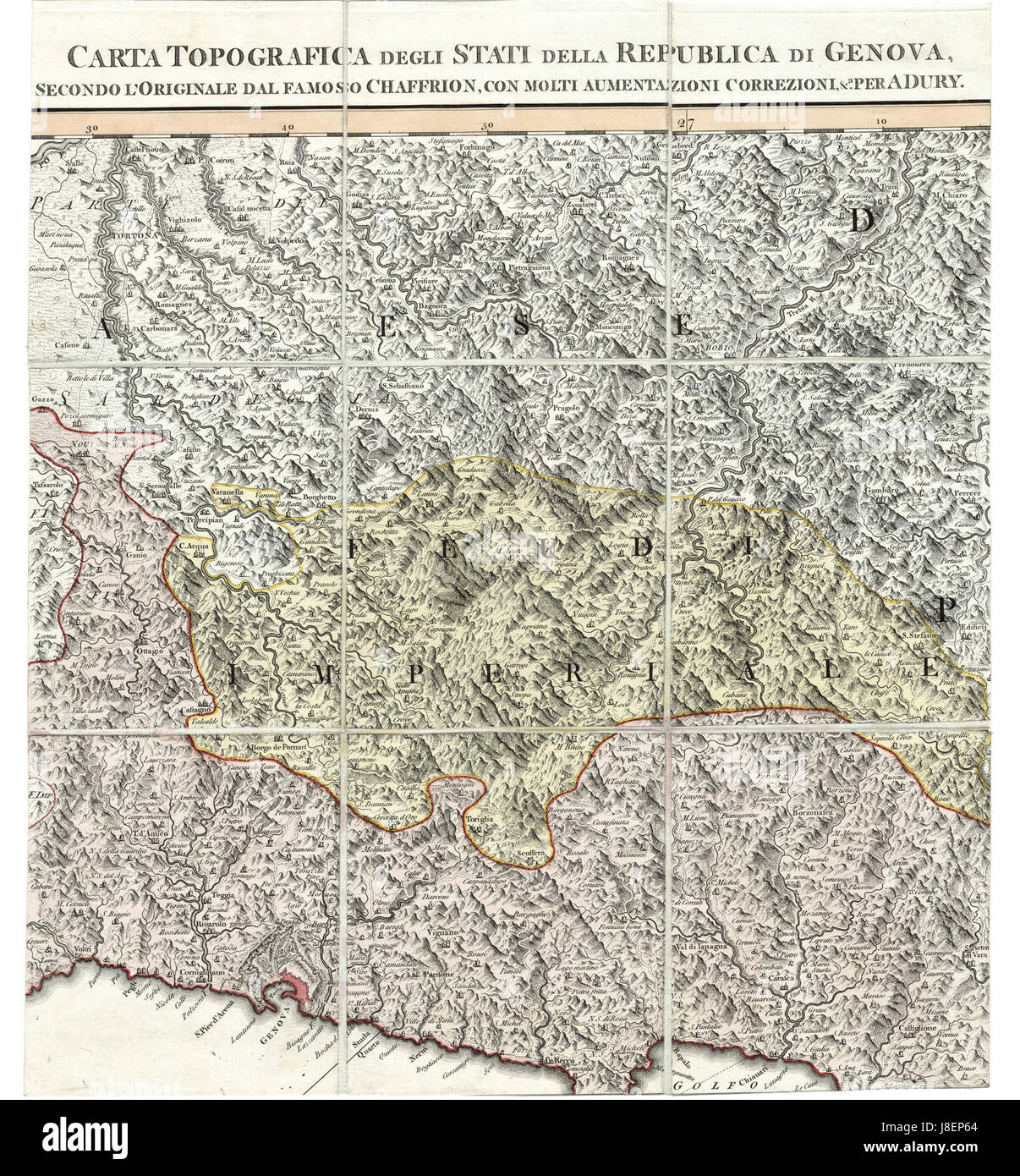 Map italy monferrato CG 46 A TOPOGRAPHICAL MAP OF THE REPUBLICK OF ...