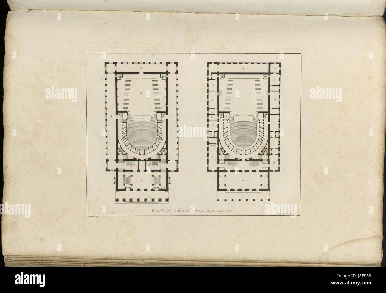 The 'Choix des monuments' by Goetghebuer, published in 1827, includes detailed plans of ...