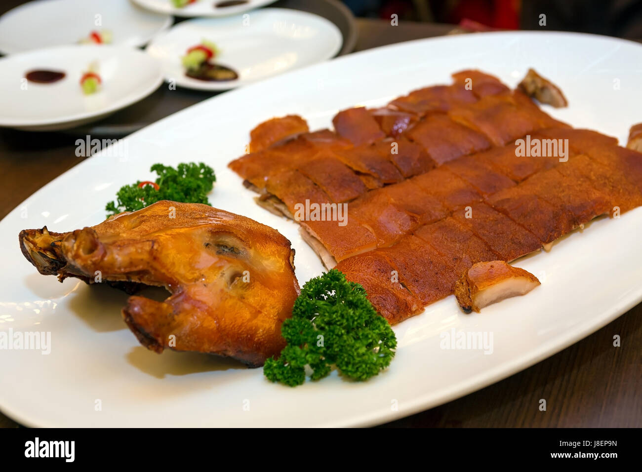Cantonese cuisine Roast Suckling Pig Stock Photo - Alamy Cantonese cuisine Roast Suckling Pig Stock Photo - Alamy