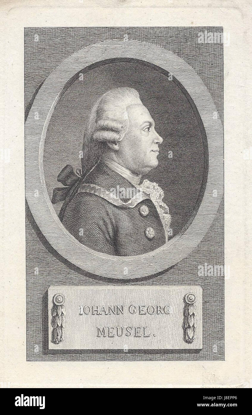 Johann Georg Meusel Stock Photo - Alamy