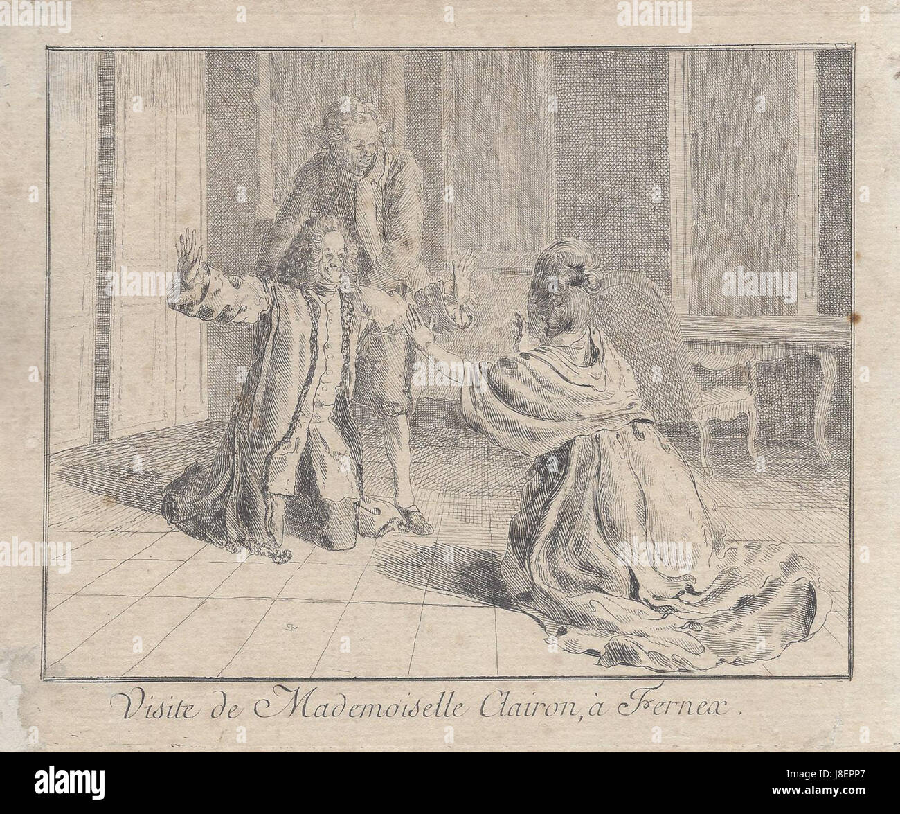 La Clairon Voltaire Stock Photo - Alamy