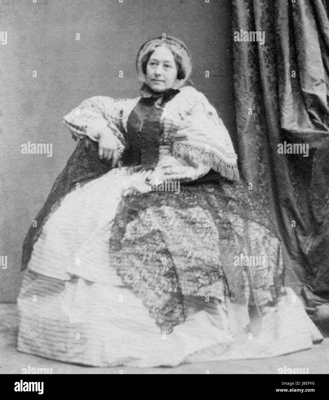 Mary Anne Stirling c1860 Stock Photo - Alamy