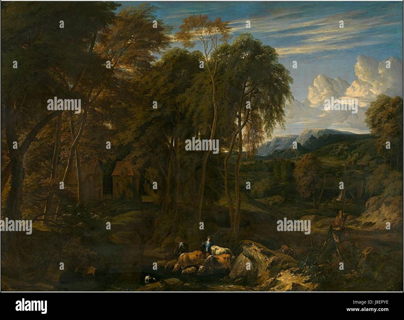 Jan Baptist Huysmans was a Flemish painter known for his landscape ...