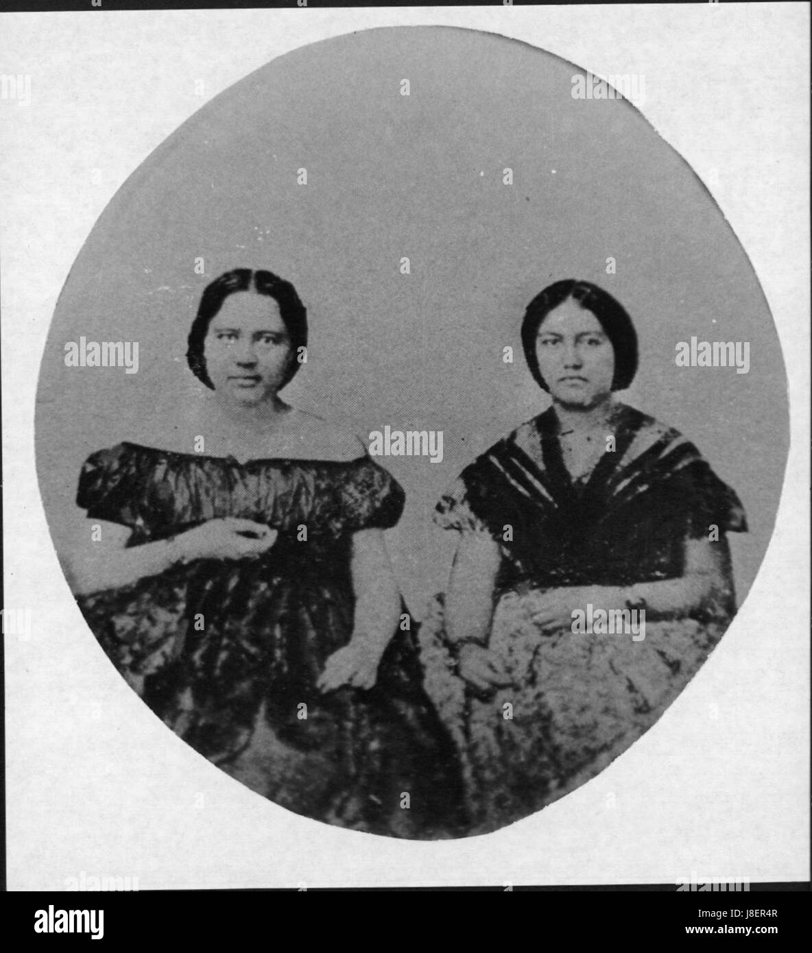 This photograph features Jane Swinton Brown and Mrs. William Beckley ...
