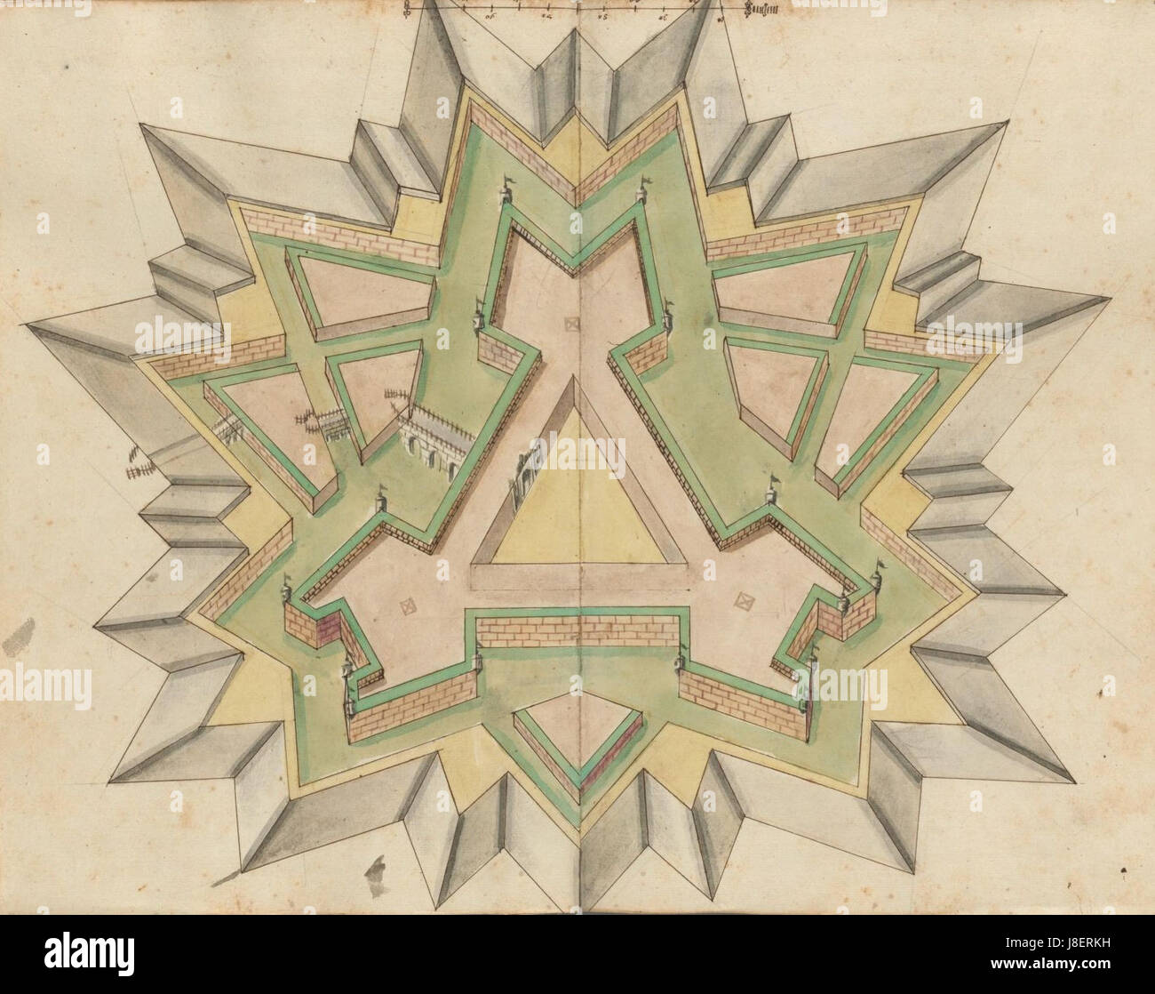 The 'Trattato della fortificazione' is a manuscript focused on the ...
