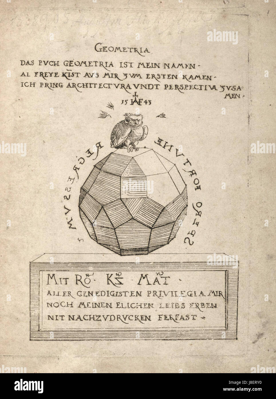 The 'Geometria' by Hirschvogel is a work related to geometry, likely ...