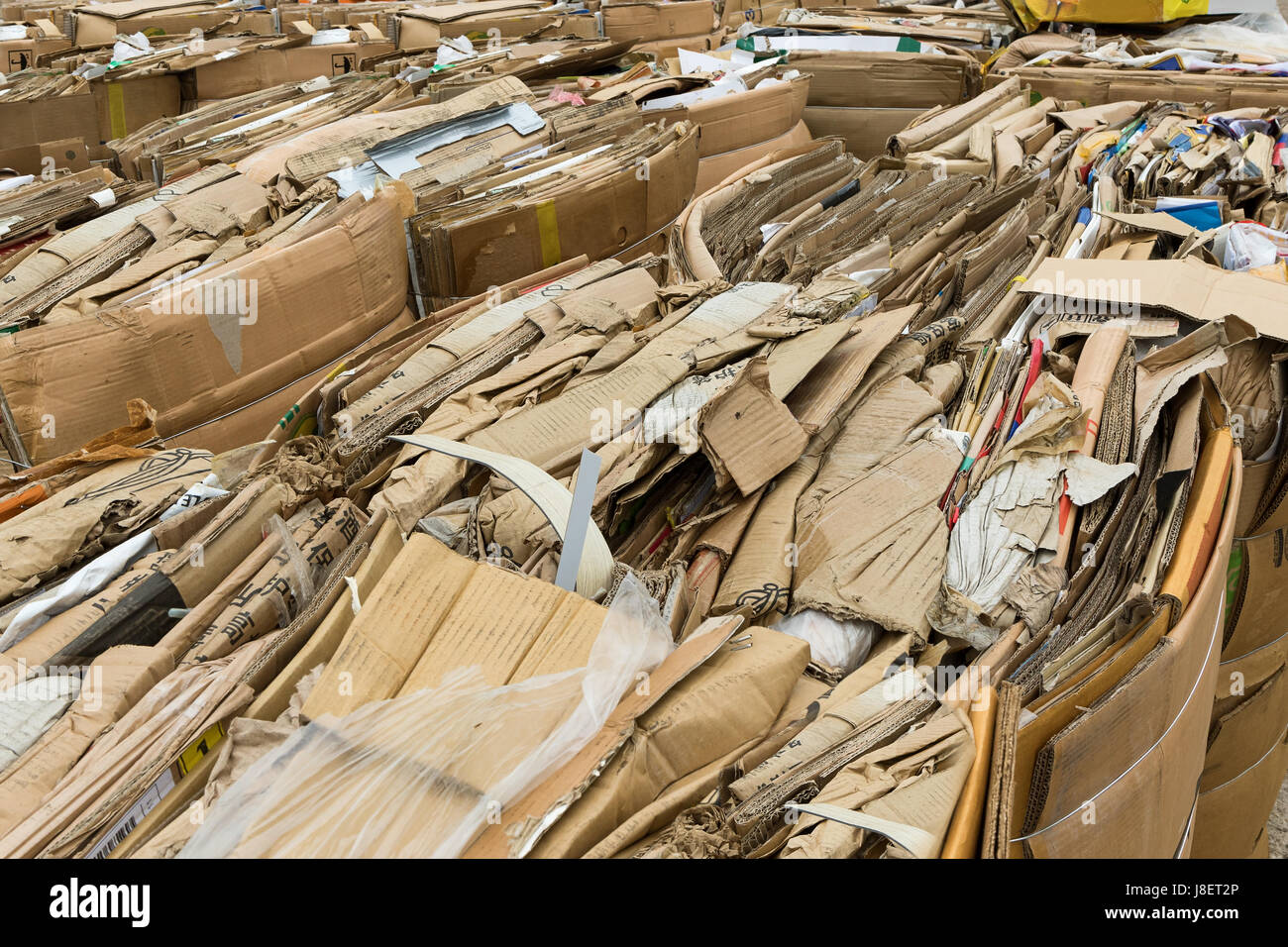 Waste paper recycling Stock Photo - Alamy