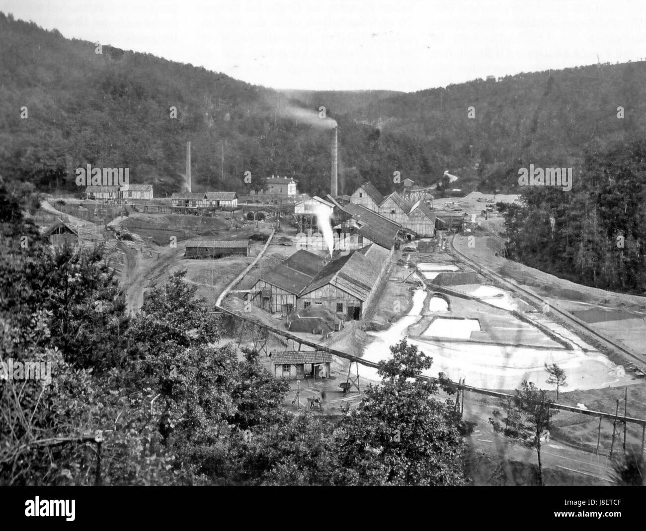 Mining regions of germany Black and White Stock Photos & Images - Alamy