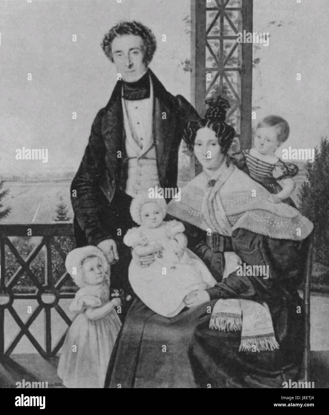 Marie Pauline Merck 1835 Stock Photo - Alamy