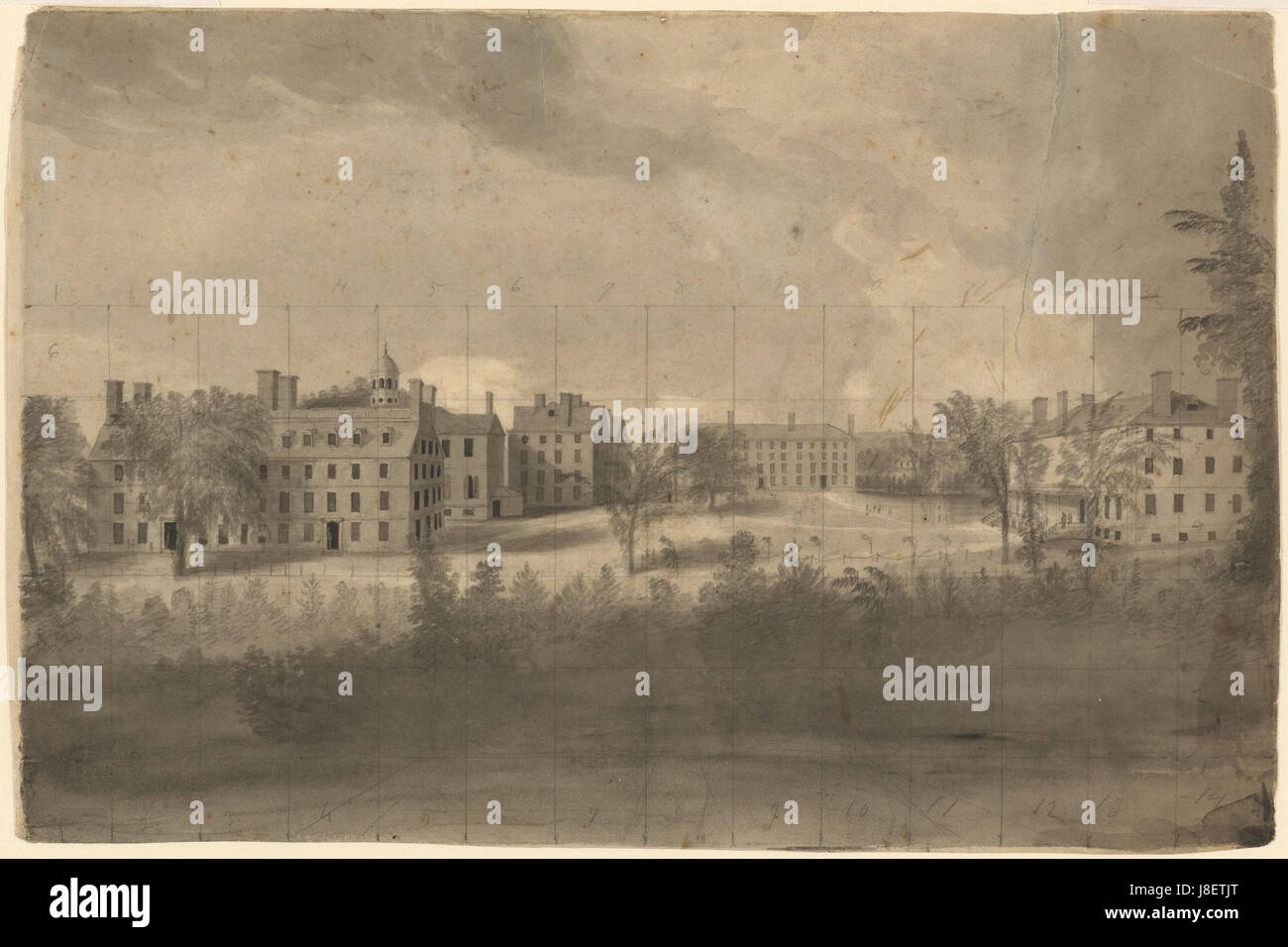 Houghton MS Am 2095 (1) Fisher, Harvard views Stock Photo - Alamy