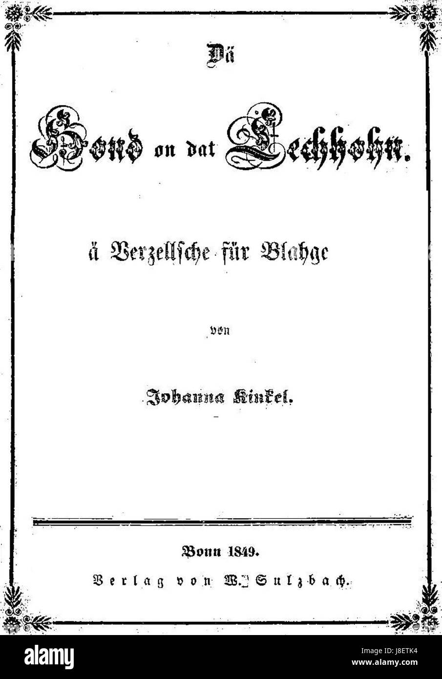 Johanna Kinkel was a German composer and pianist, known for her works ...