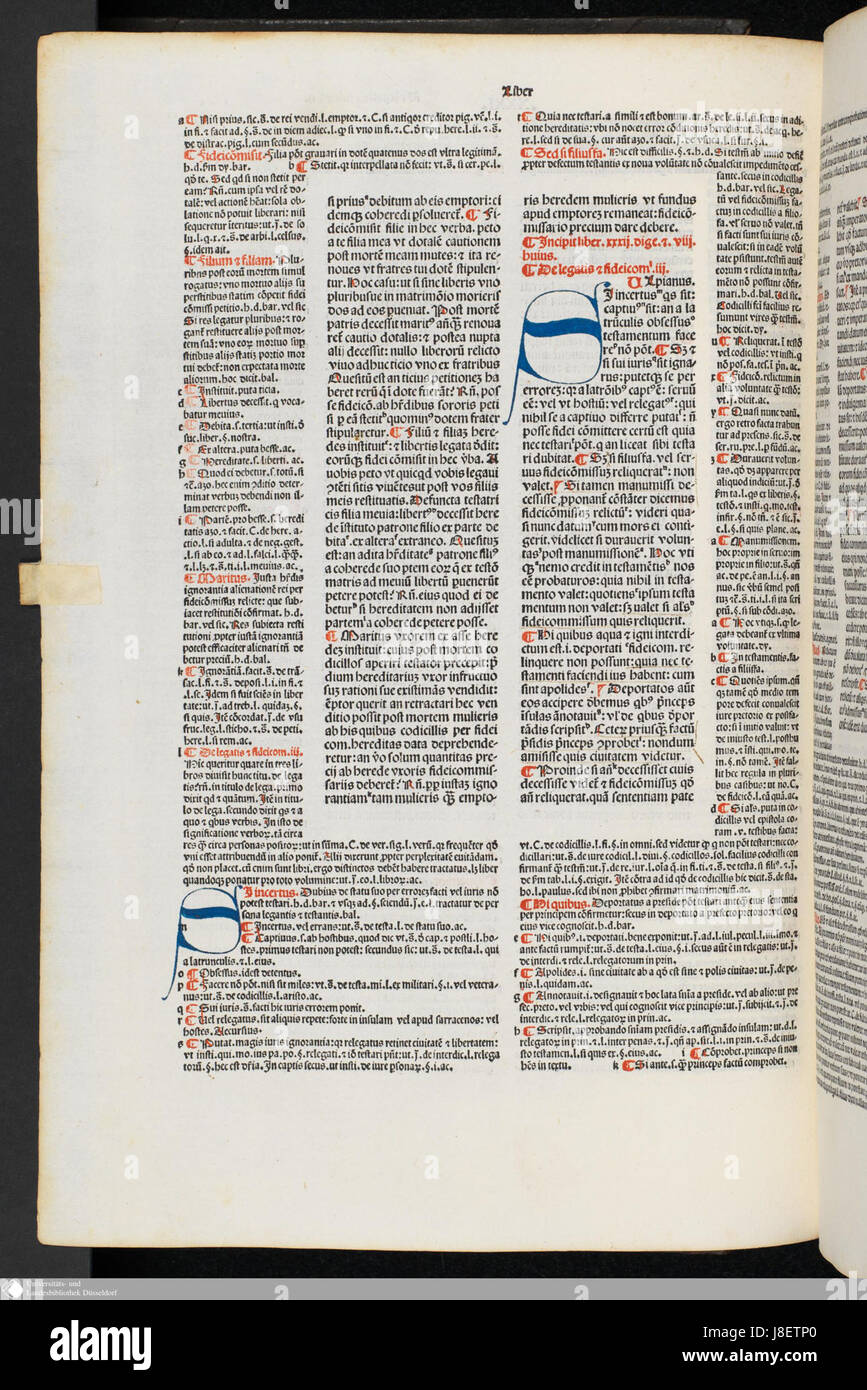 The â€˜Digesta Justiniani Infortiatumâ€™ is a critical legal text, part ...