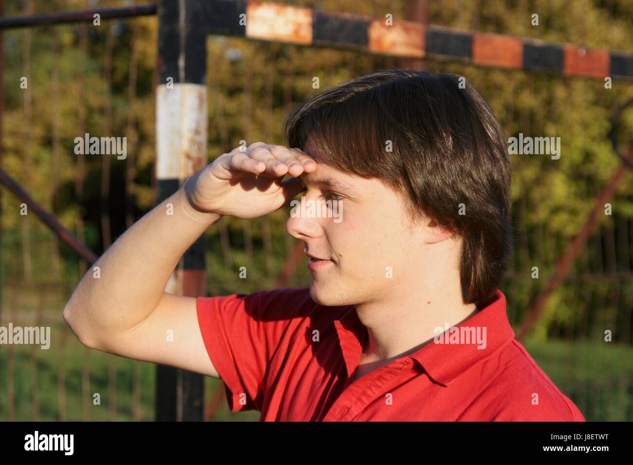 guy, portrait, outdoor, teenager, boy, lad, male youngster, young ...