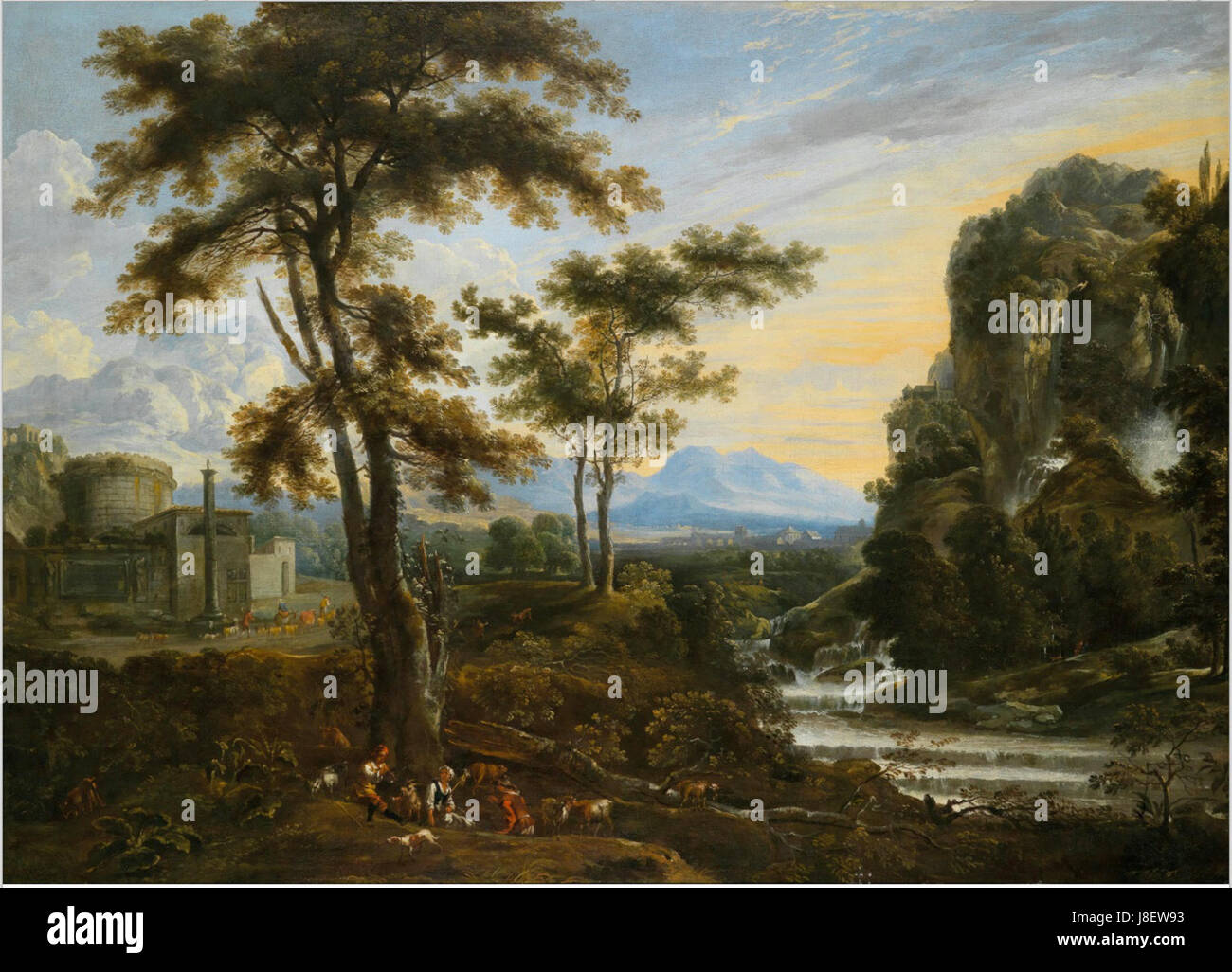 Ancient rome landscape painting hi-res stock photography and images - Alamy