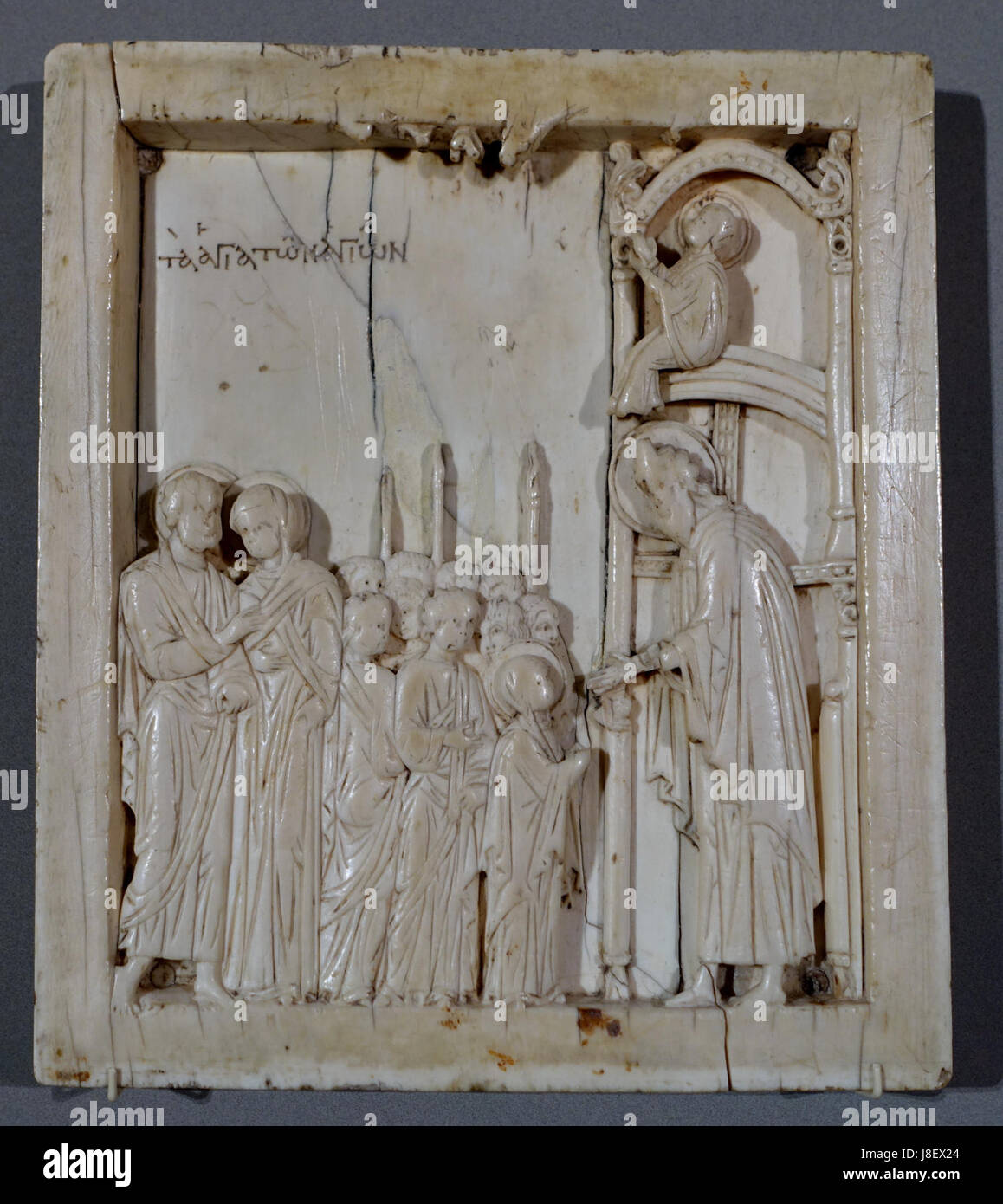 Icon with the Presentation of the Virgin in the Temple, Constantinople ...