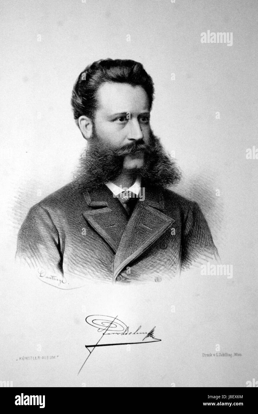 Ferdinand Dehm Litho Stock Photo - Alamy