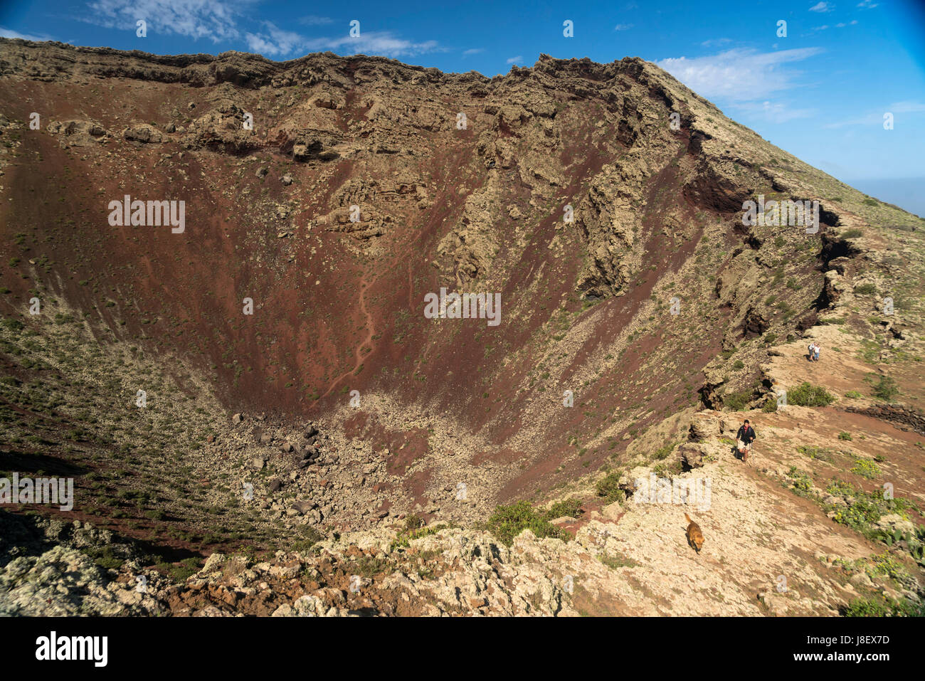 Krater vulkan la corona hi-res stock photography and images - Alamy