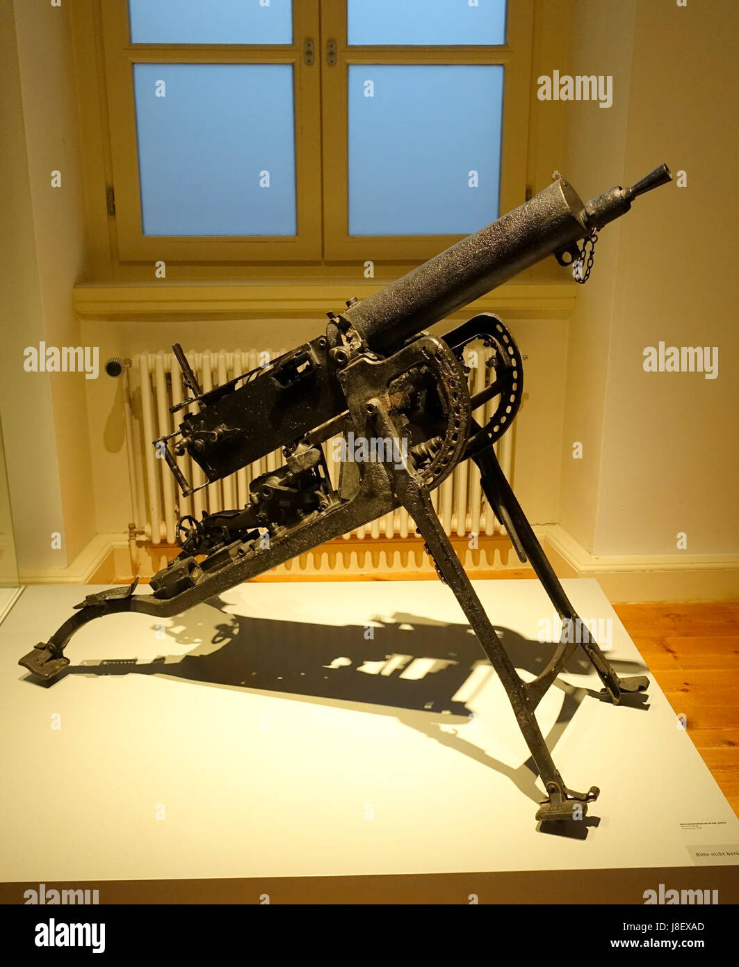 Maschinengewehr 08 (MG 08) on sled mount Braunschweigisches ...